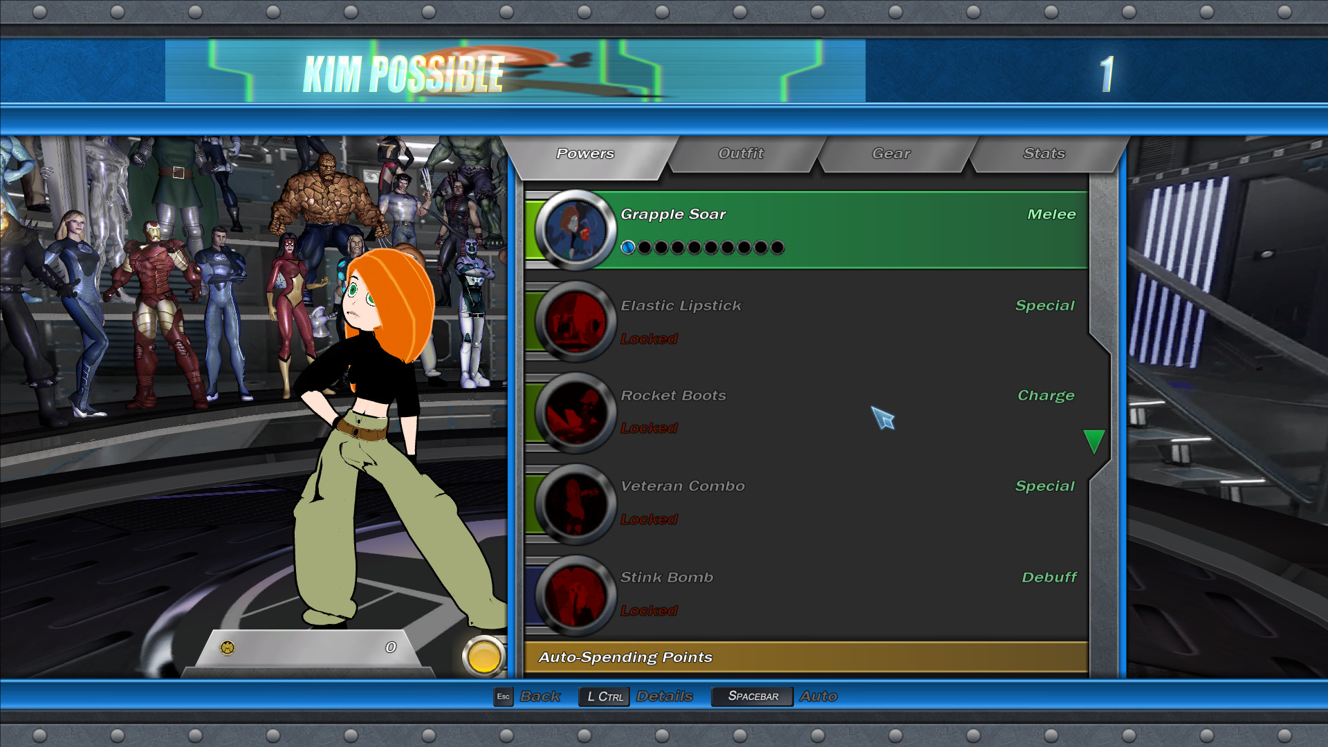 Kim Possible - Classic Mod for Marvel: Ultimate Alliance | MUA Mods