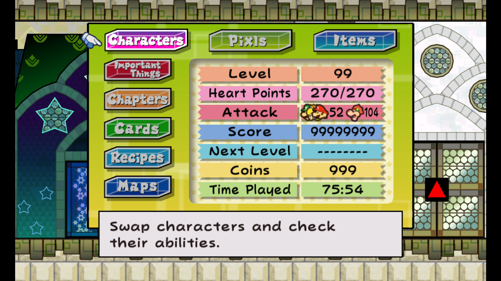100% Save File Mod for Super Paper Mario | SPM Mods