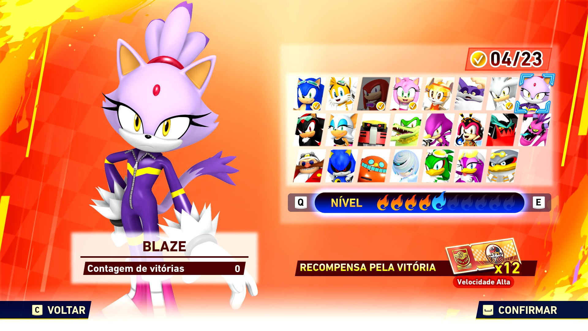 Free Riders Blaze Render Mod for Sonic Racing: CrossWorlds | SR:CW Mods