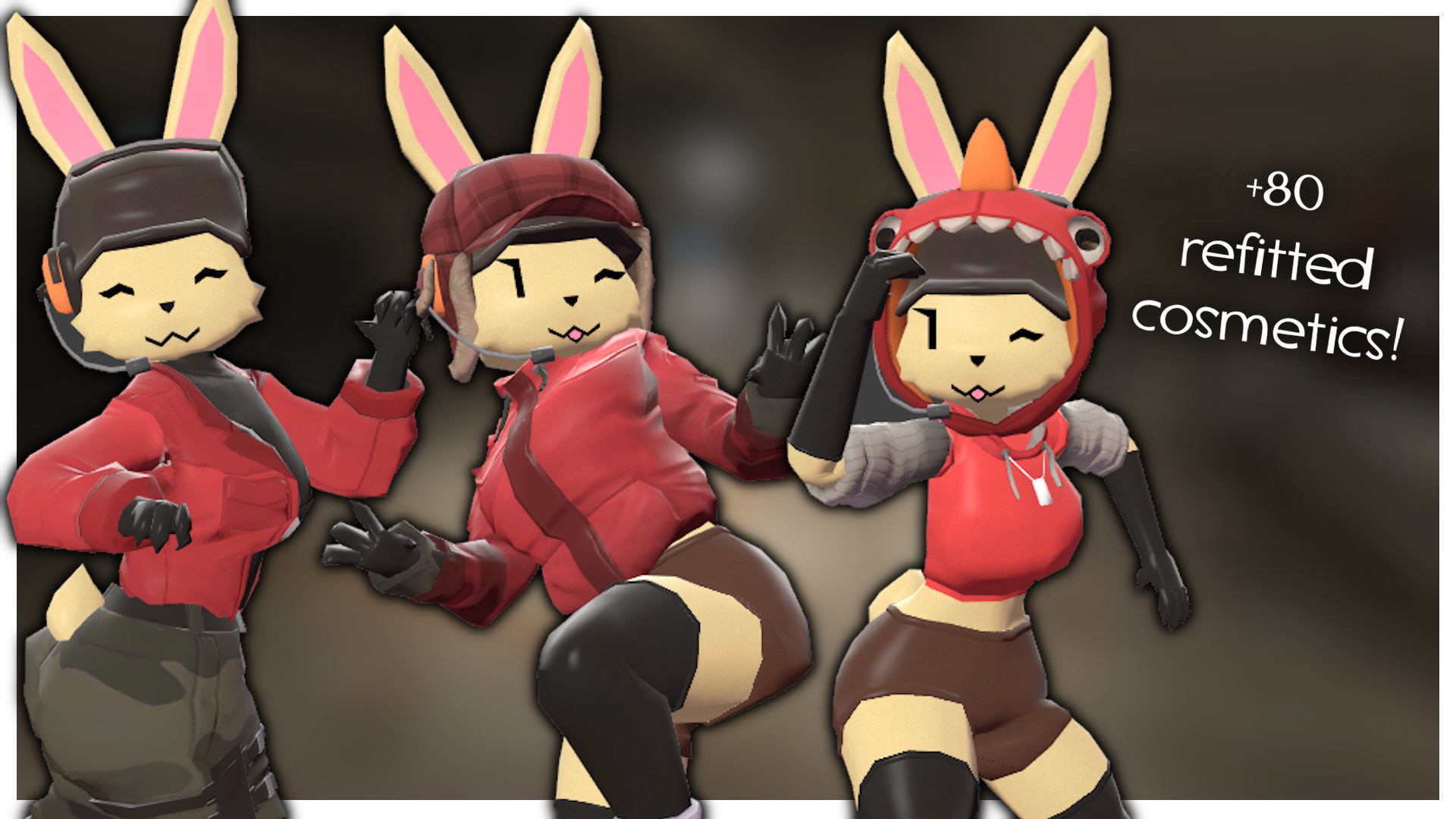 Lucy The Bun (with Female Voicelines) (Casual) Mod for Team Fortress 2 ...