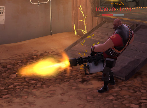 Old Minigun Muzzle Flash (Casual Compatible) Mod for Team Fortress 2 ...