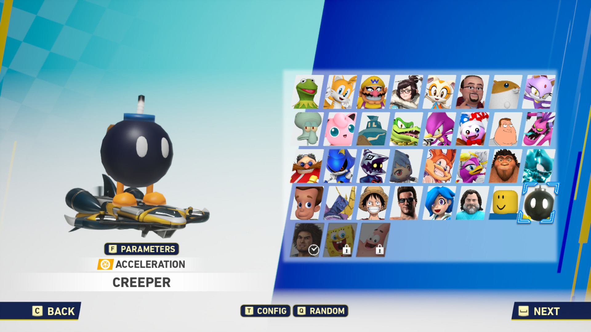 Bob-Omb (Super Mario Bros) over Creeper Mod for Sonic Racing ...