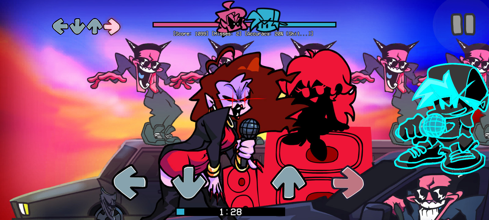 Neon Boyfriend & Girlfriend [V-Slice/Mobile] Mod for Friday Night ...