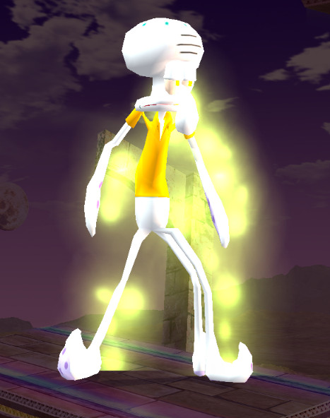 Squidward over Snake Mod for Super Smash Bros. Brawl | Brawl Mods