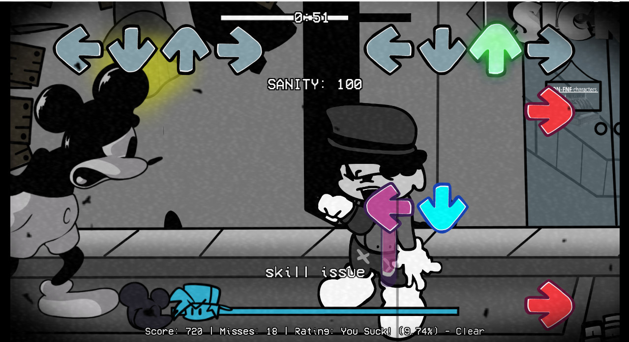 Mickey's Last act DEMO Mod for Friday Night Funkin' | FNF Mods