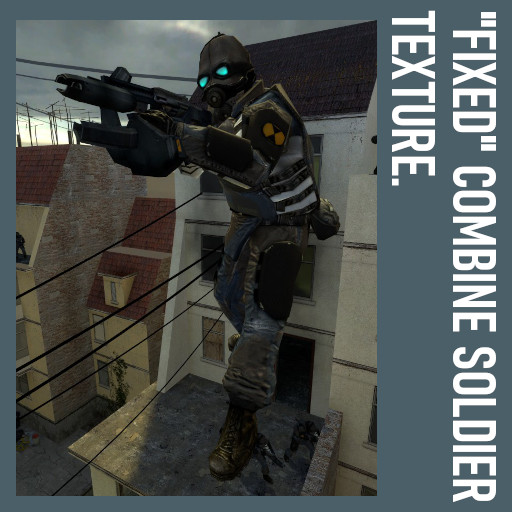 "Fixed" Combine Soldier Texture. Mod for Half-Life 2 | HL2 Mods
