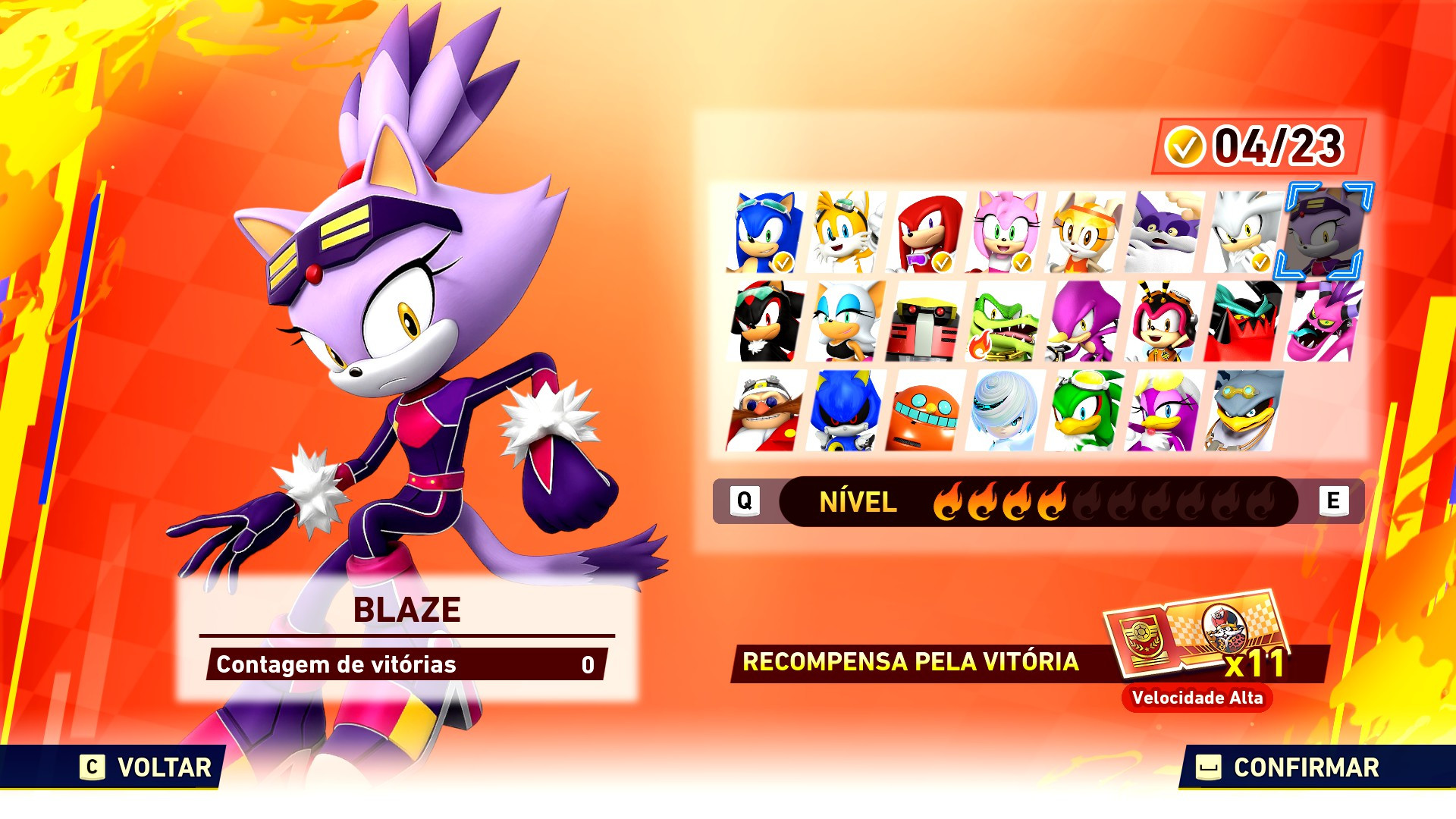 Racesuit Blaze Render Mod for Sonic Racing: CrossWorlds | SR:CW Mods