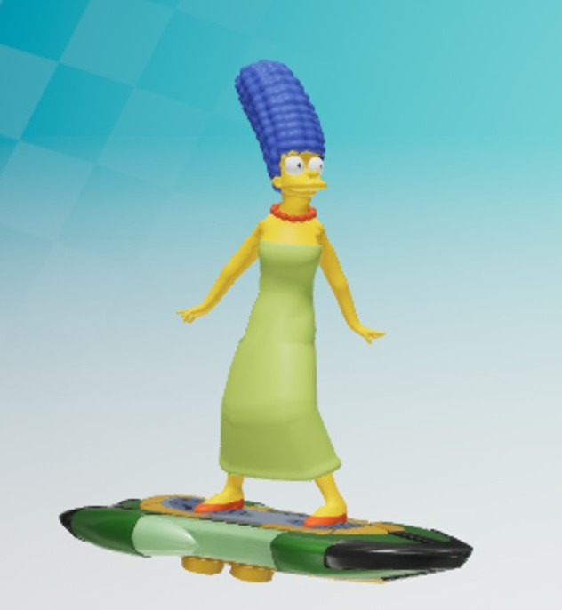 Marge Simpson Mod for Sonic Racing: CrossWorlds | SR:CW Mods