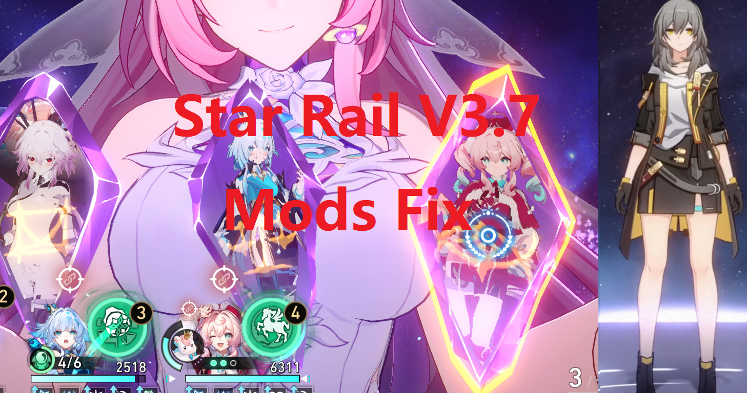 3.7 Fix Characters Mods Mod for Honkai Star Rail | HSR Mods