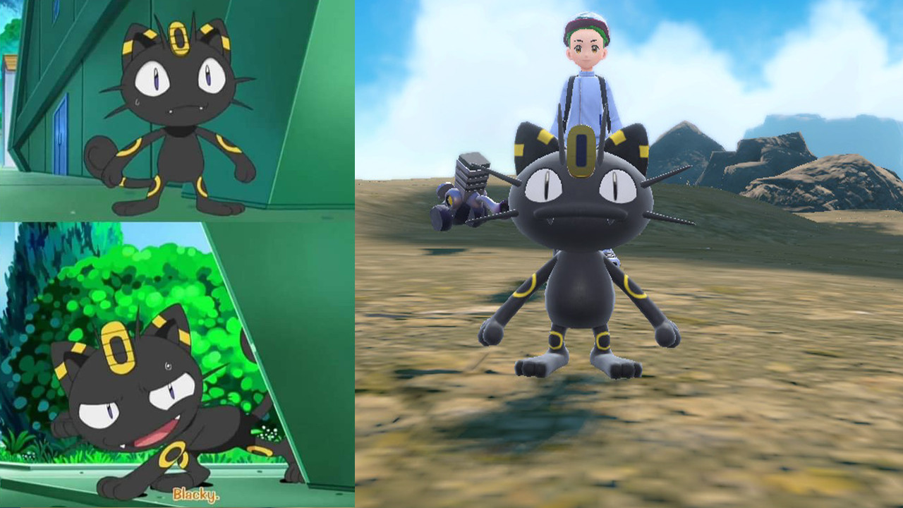 Meowth dressed as Umbreon Mod for Pokemon Scarlet & Violet | PKMN SV Mods