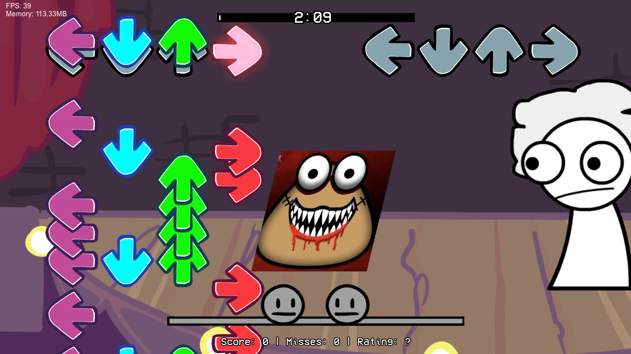 EVIL POU VS DONIC Mod for Friday Night Funkin' | FNF Mods