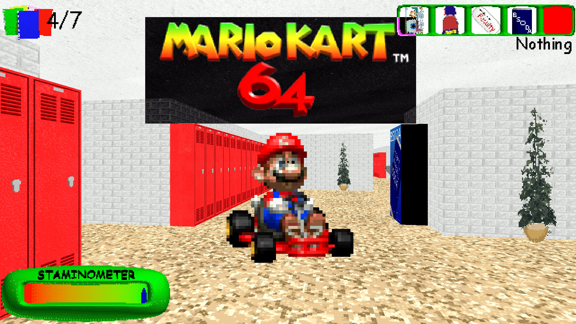 Mario replaces 1st Prize Mod for Baldi's Basics | Baldi Mods