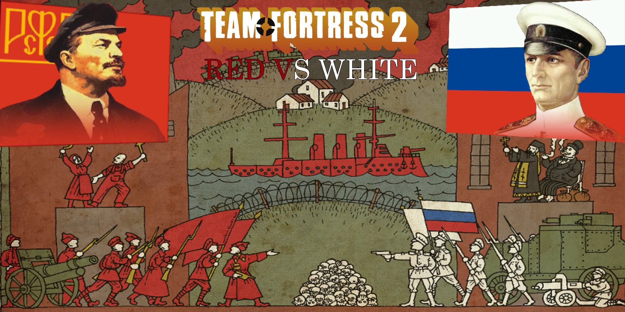 White VS Red In TF 2 - Pack Mod for Team Fortress 2 | TF2 Mods
