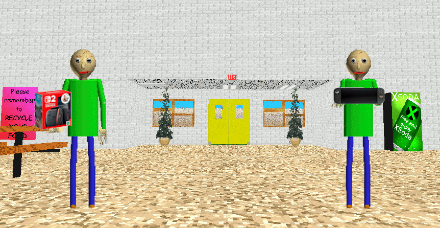 Baldi Loves Games Mod for Baldi's Basics | Baldi Mods