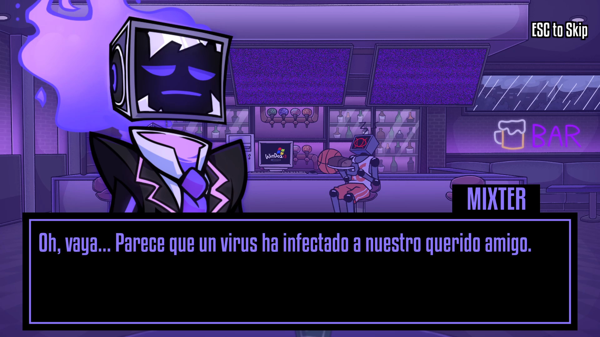 Vs. RetroSpecter en español Mod for Friday Night Funkin' | FNF Mods