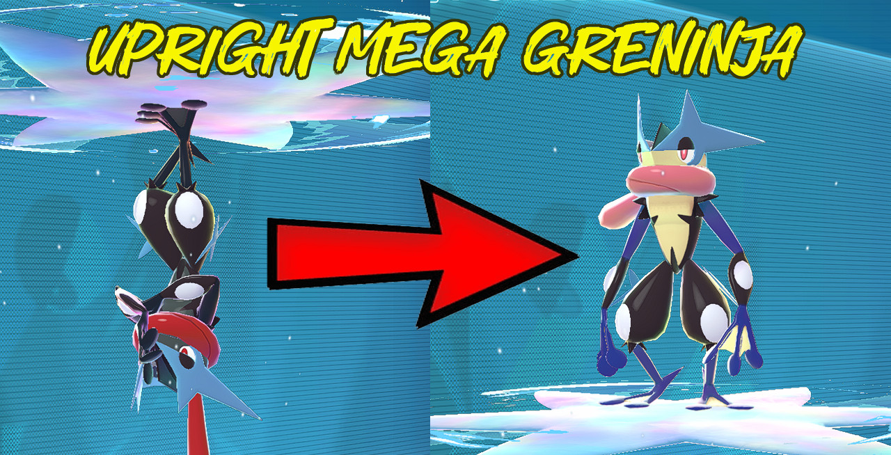 Upright Mega Greninja Mod for Pokémon Legends: Z-A | Pokemon ZA Mods