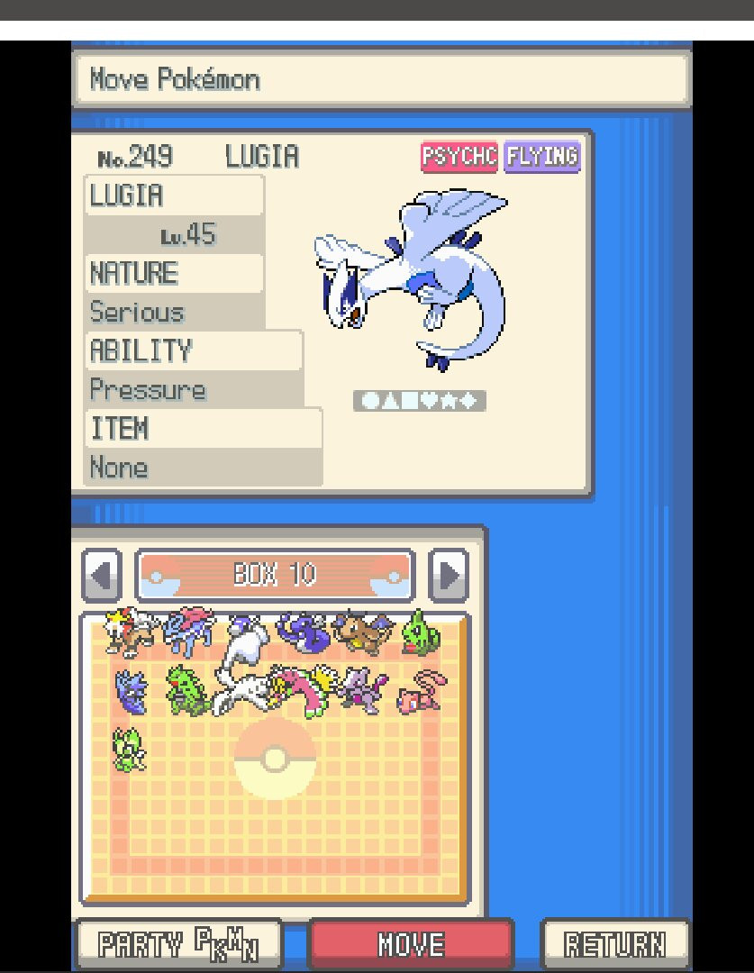 100% Save File [Heartgold] Mod for Pokemon HeartGold & SoulSilver ...