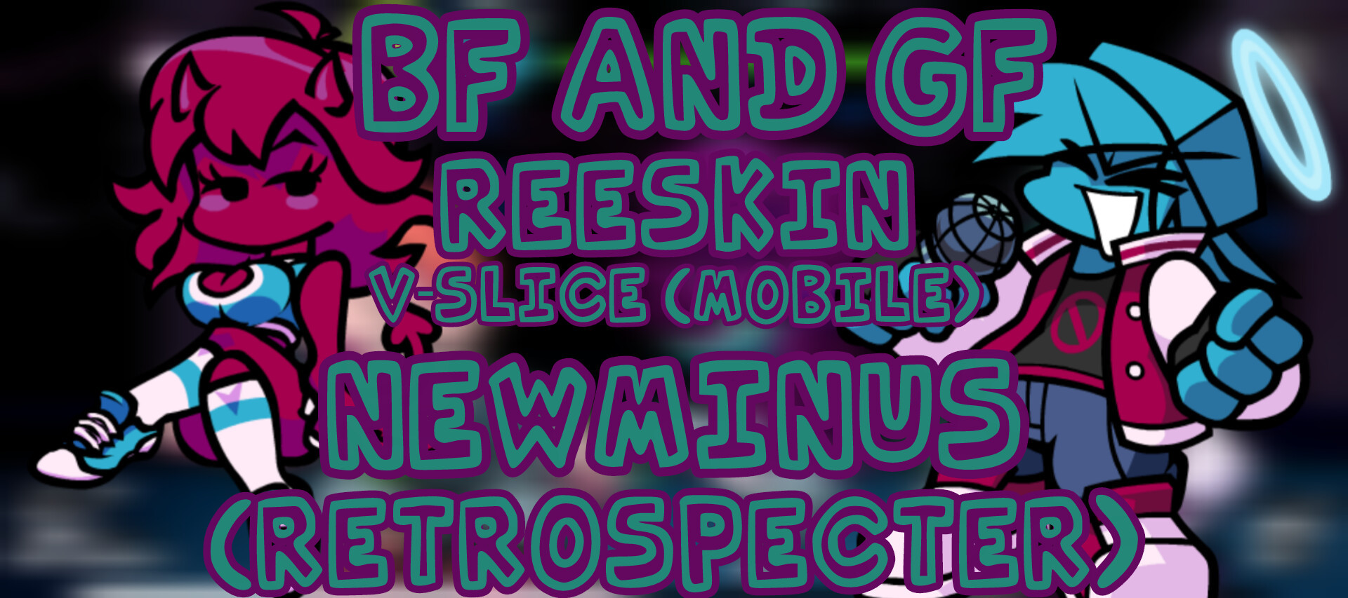 Bf and Gf new minus (retrospecter) Mod for Friday Night Funkin' | FNF Mods