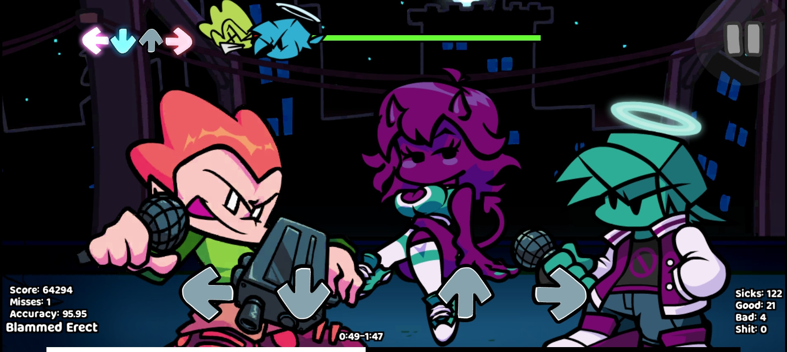 Bf and Gf new minus (retrospecter) Mod for Friday Night Funkin' | FNF Mods