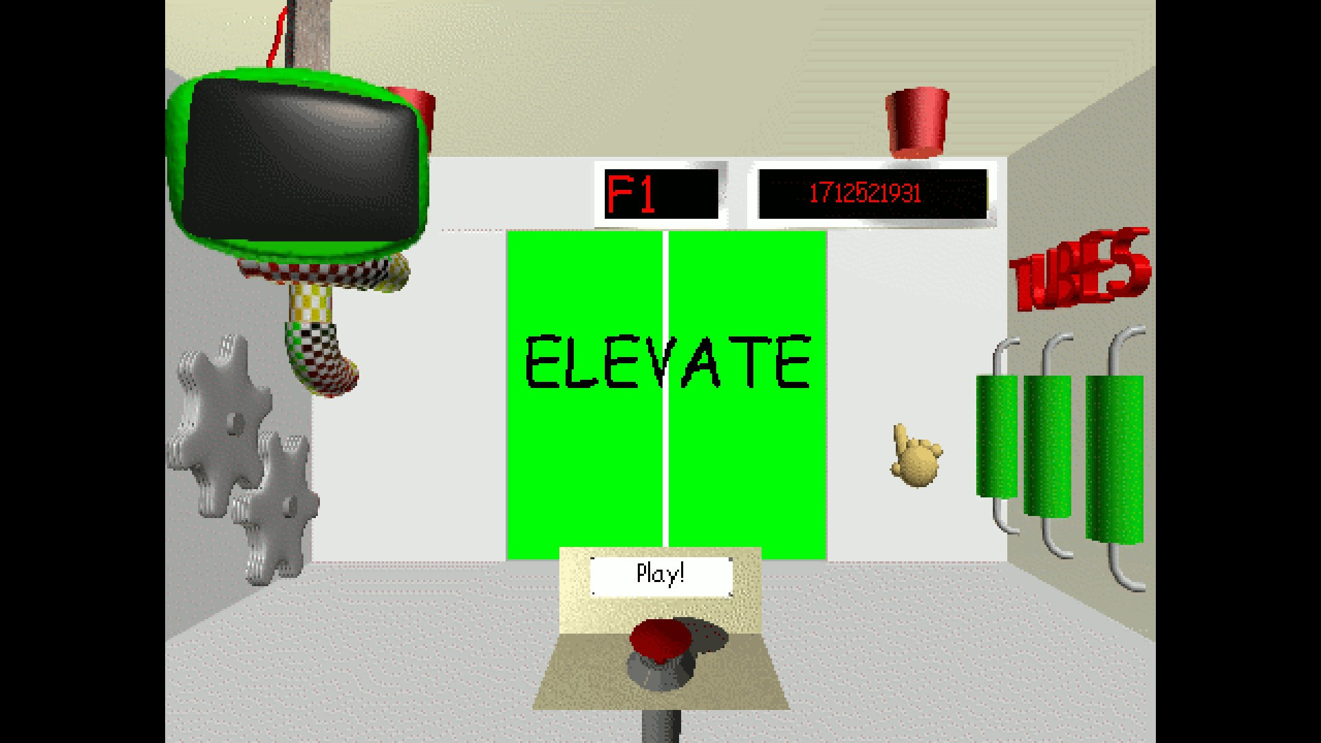 Old Elevator (FIXED TV!!!) Mod for Baldi's Basics | Baldi Mods