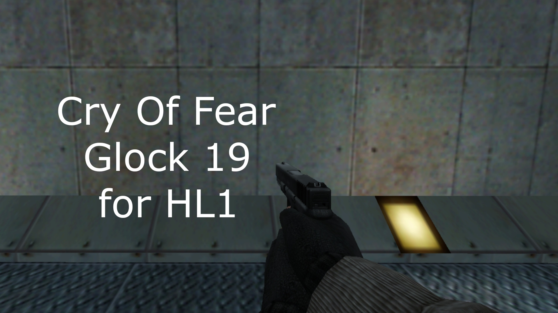 Cry Of Fear Glock for HL1 Mod for Half-Life | HL Mods