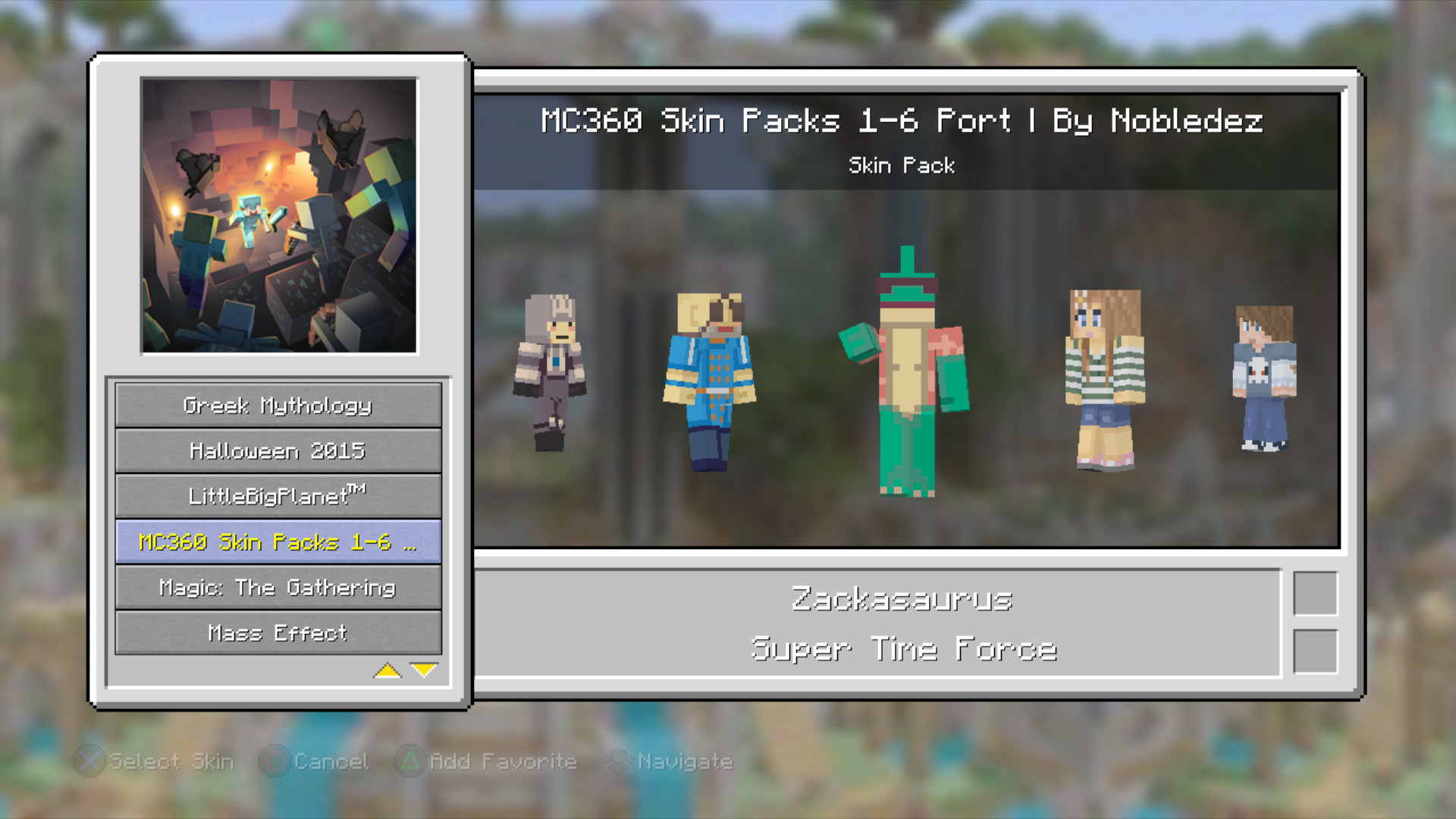 (Nobeldez) Minecraft Xbox 360 Exclusive Skin Packs Mod for Minecraft ...