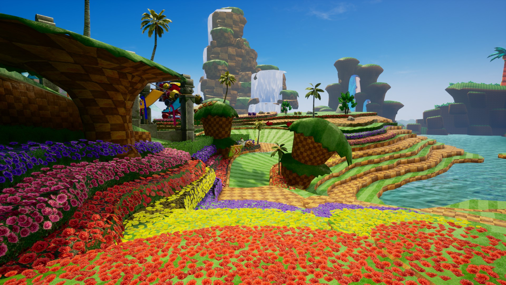 Green Hill Zone (UPDATED) Mod for Sonic Racing: CrossWorlds | SR:CW Mods