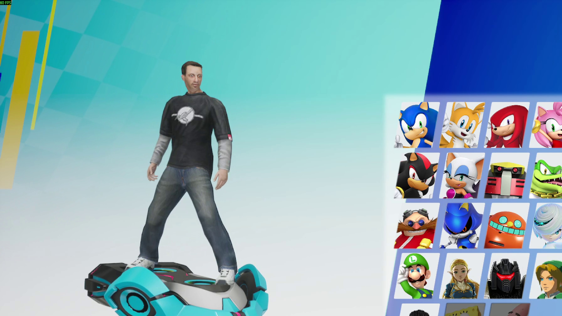 Tony Hawk - OFFLINE ONLY Mod for Sonic Racing: CrossWorlds | SR:CW Mods