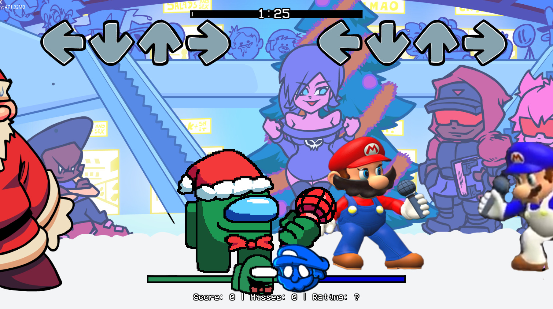 Smg4 Mix (or Smg4 Reskin) Loggo's Halloween DLC Mod for Friday Night ...