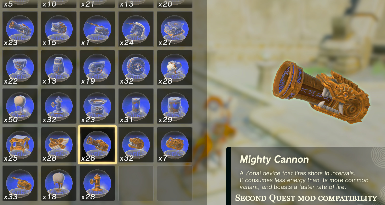 Zonai Jade to Lapis Lazuli Mod for The Legend of Zelda: Tears of the ...