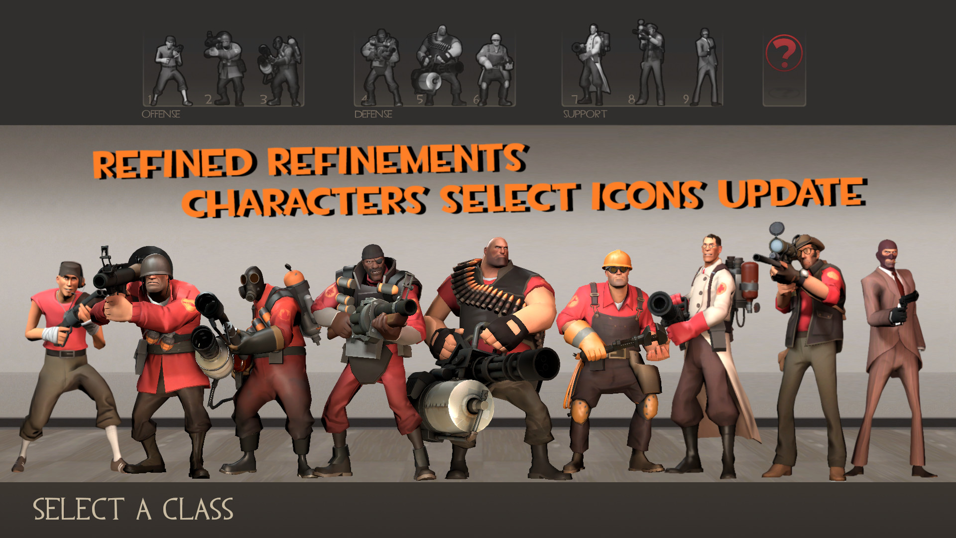 Refined Refinements Mercs Icons Mod for Team Fortress 2 | TF2 Mods
