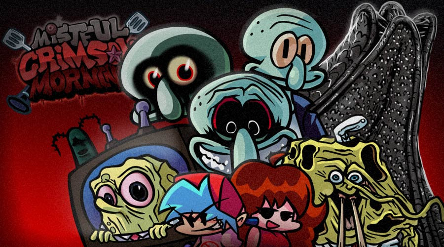 Squidward week from MCM (+served!) Mod for Friday Night Funkin' | FNF Mods