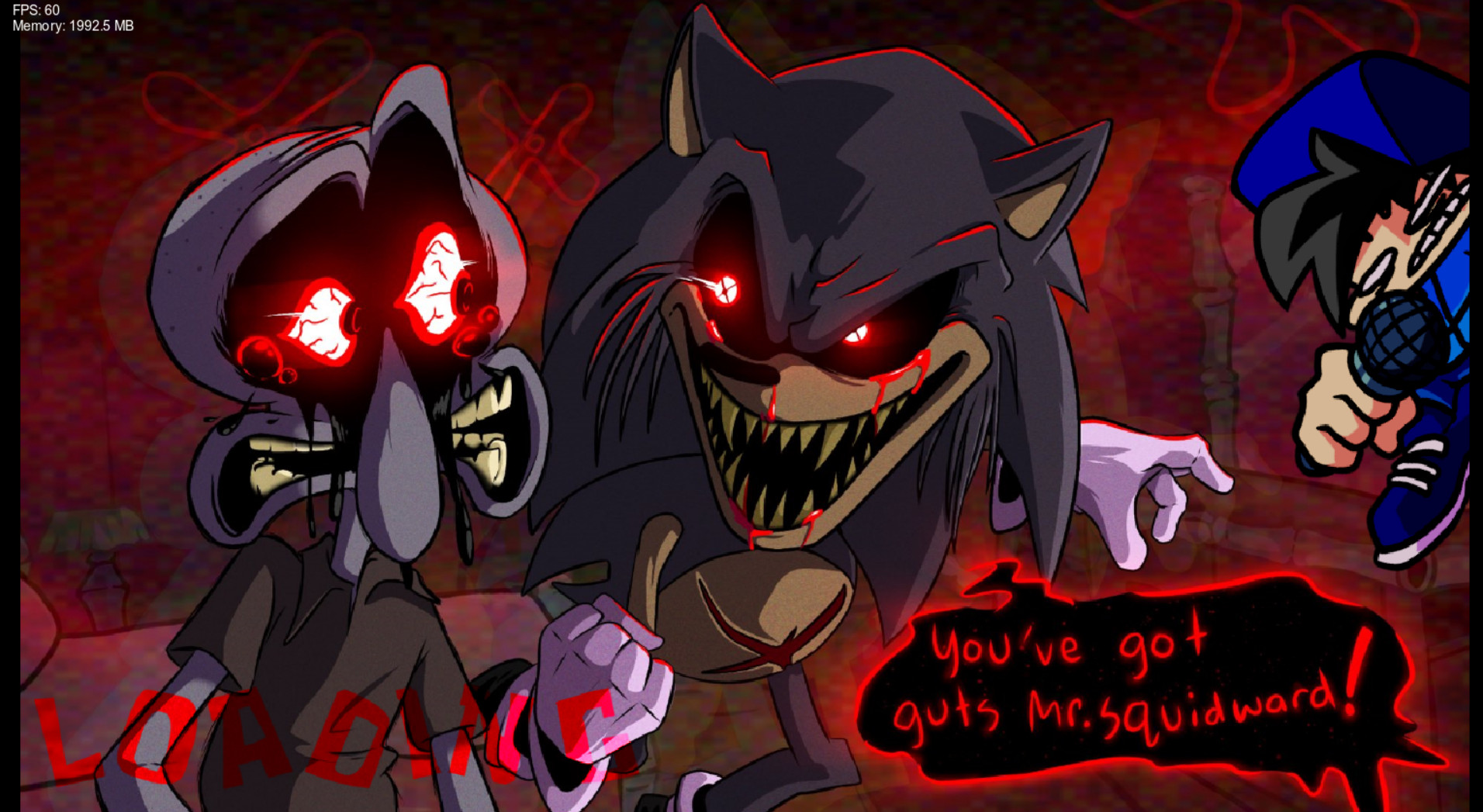 Squidward week from MCM (+served!) Mod for Friday Night Funkin' | FNF Mods