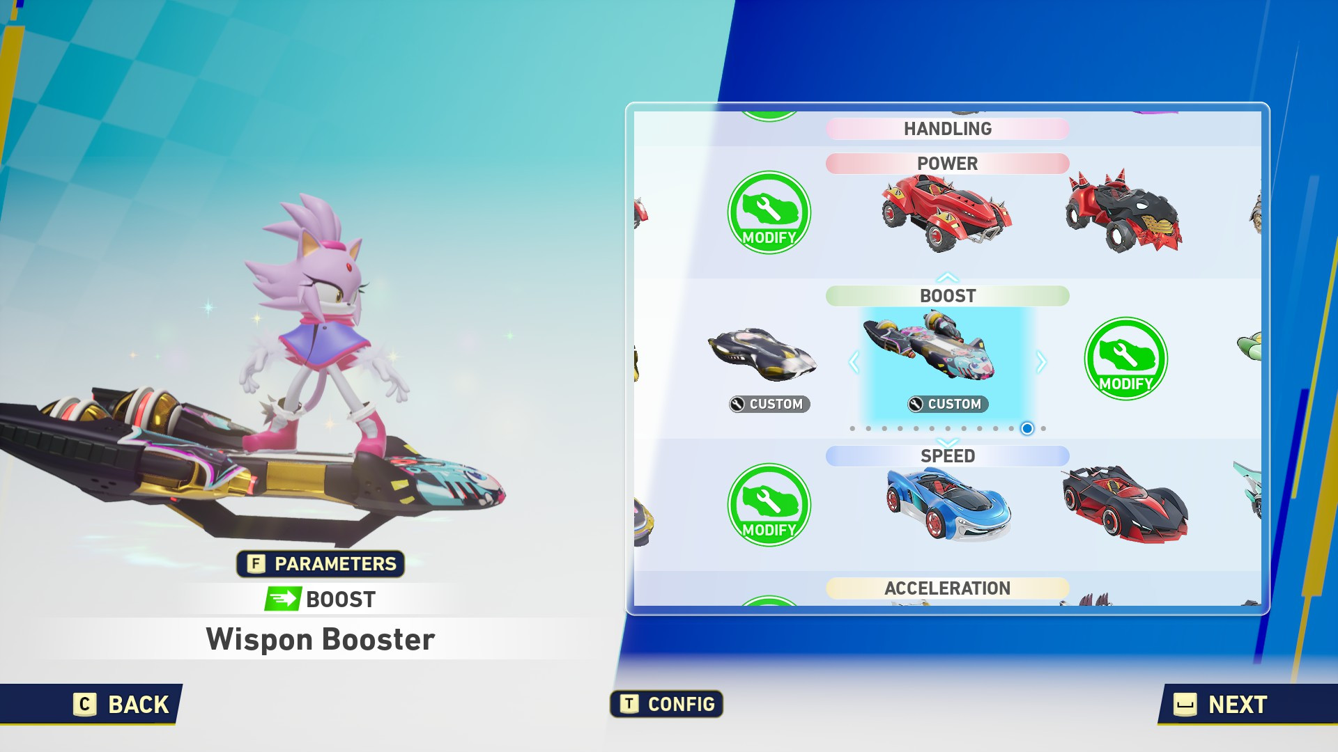 Outcome Blaze Mod for Sonic Racing: CrossWorlds | SR:CW Mods
