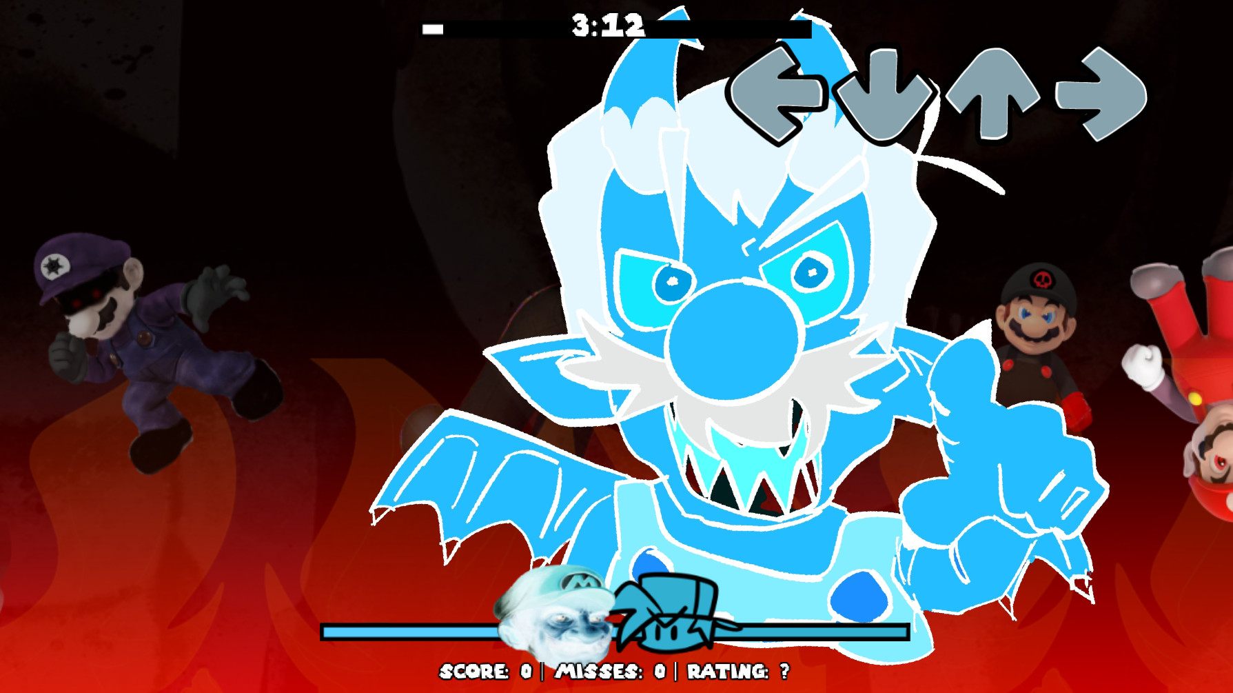 Project Villainous: SUPER EVIL MARIO V2 Mod for Friday Night Funkin ...