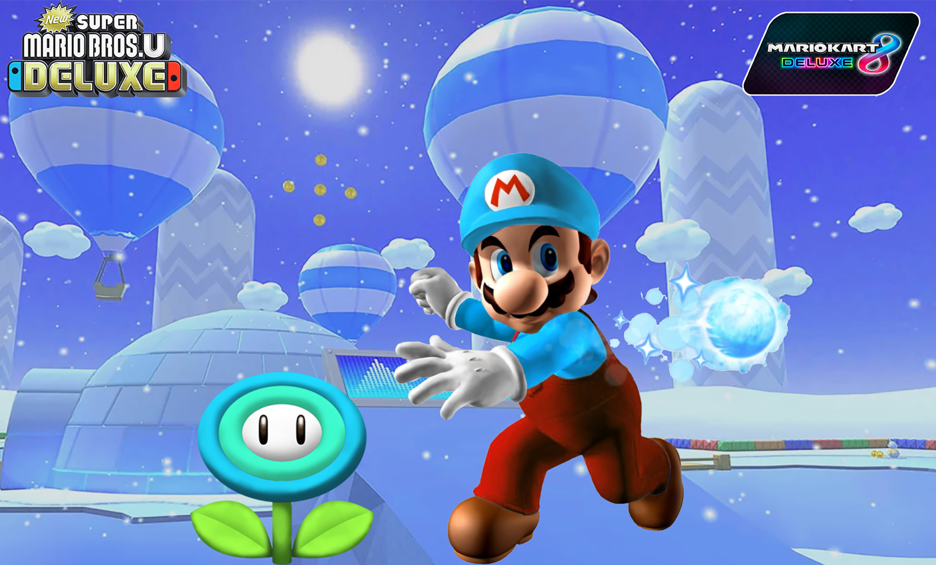 Ice Flower Effect MK8D Mod Mod for Mario Kart 8 Deluxe | MK8D Mods