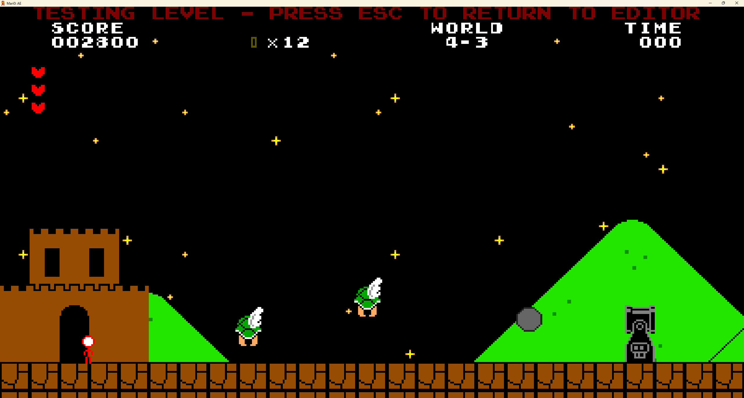 Super Stickman World Mod for Mari0 | Mari0 Mods
