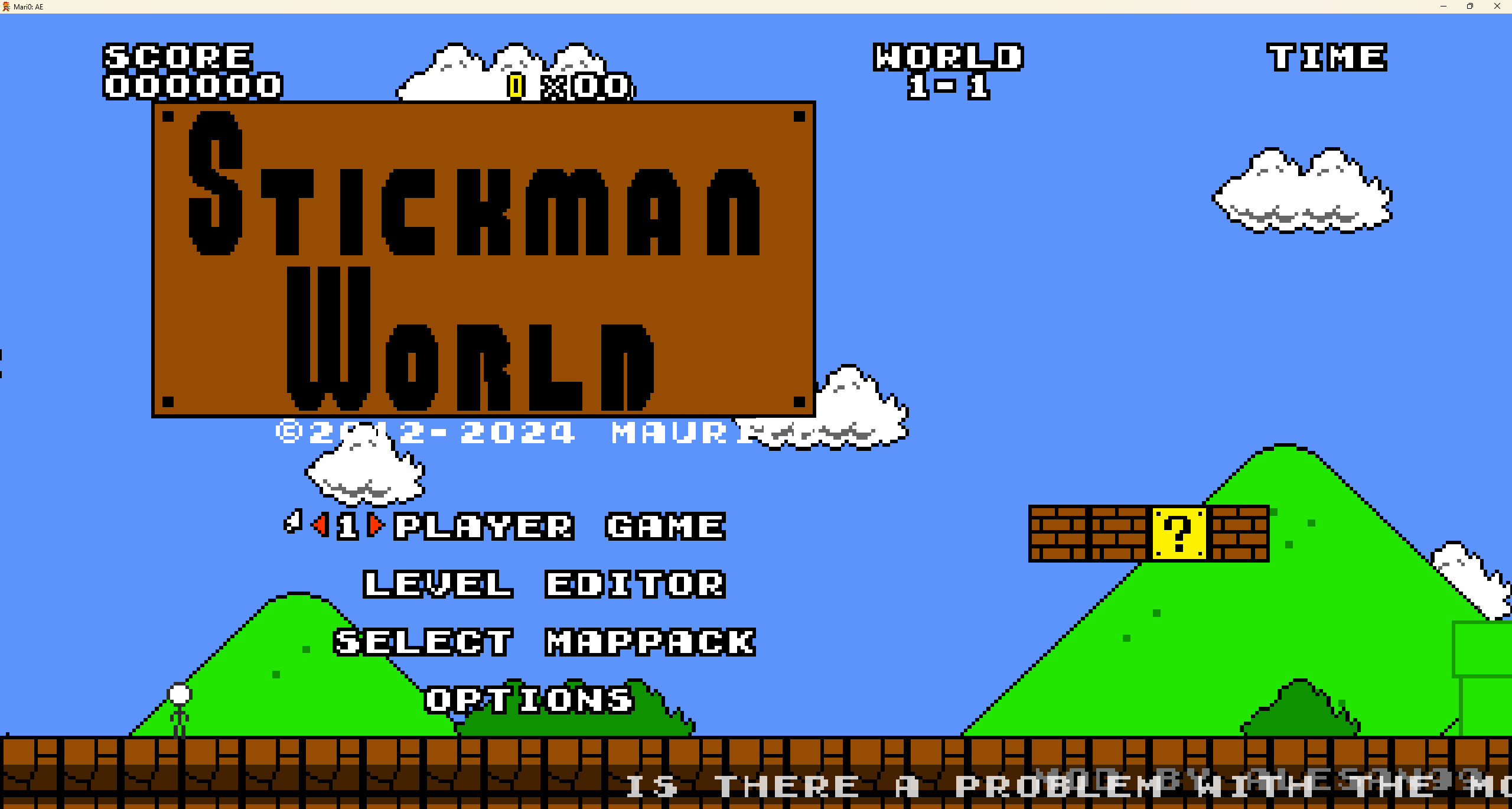 Super Stickman World Mod for Mari0 | Mari0 Mods