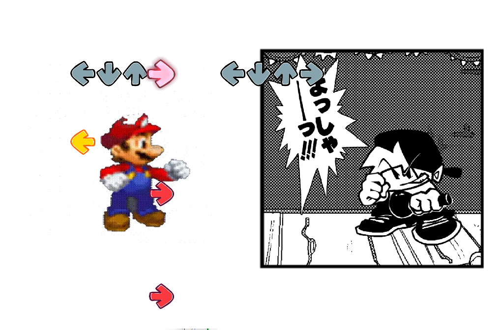 Manga Style Boyfriend Mod for Friday Night Funkin' | FNF Mods
