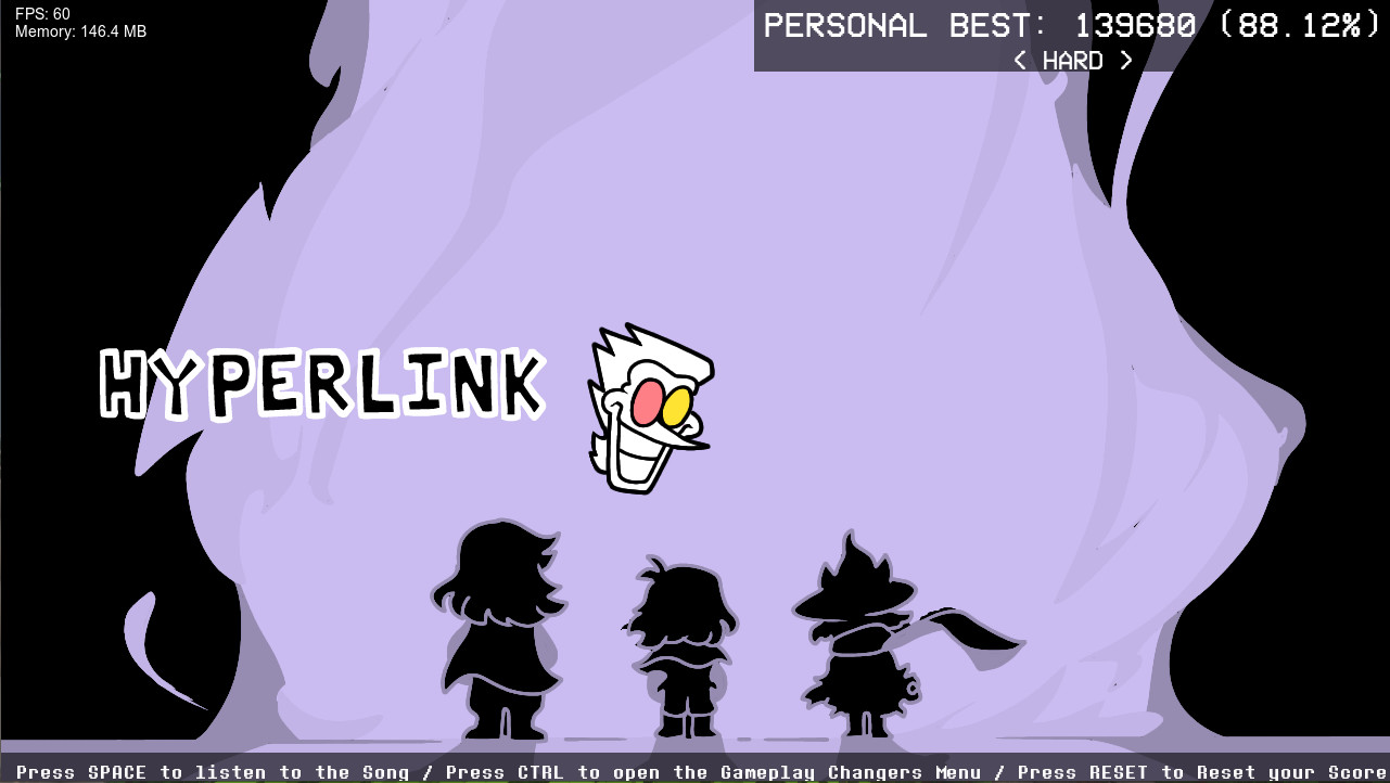 FNF Hyperlink W/ Lyrics [[Custom Chart/Scripts]] Mod for Friday Night ...