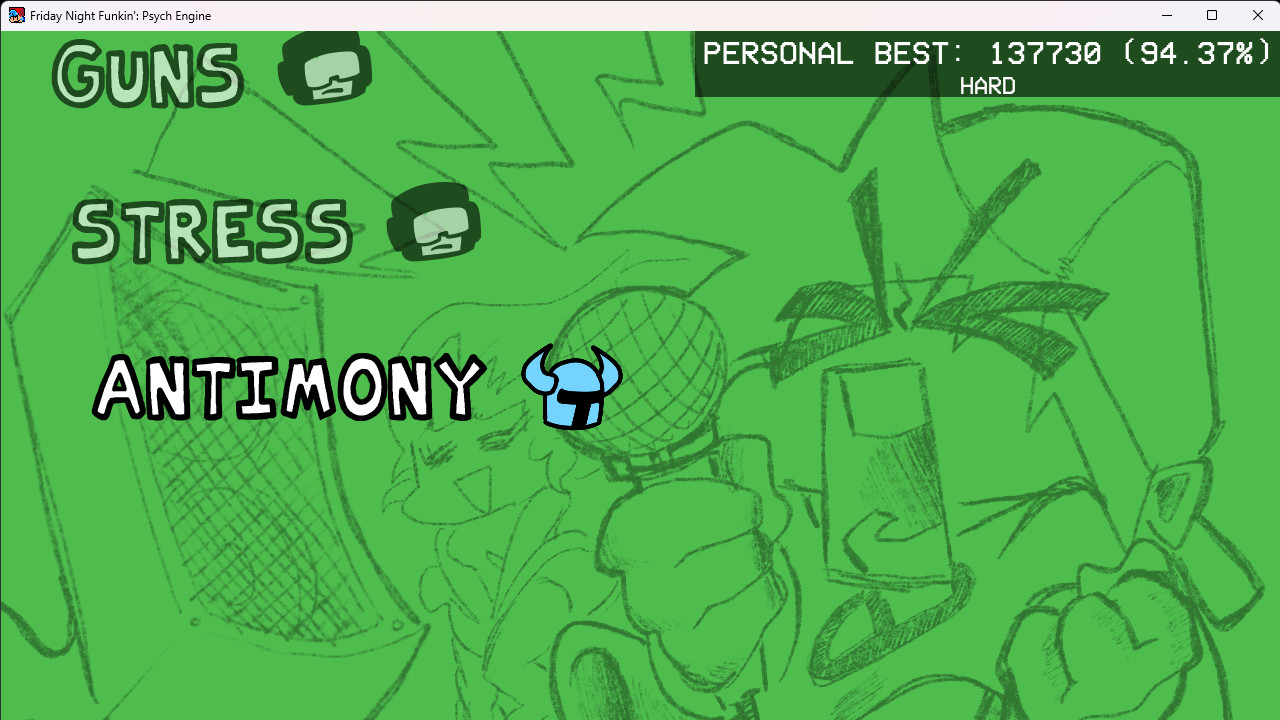 FNF x Shovel Knight - Antimony (one shot) Mod for Friday Night Funkin ...
