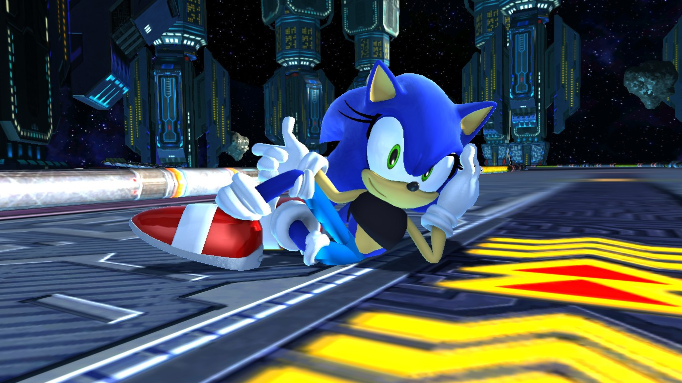 Female Sonic (Siriu-chan design) Mod for Sonic Generations (2011 ...