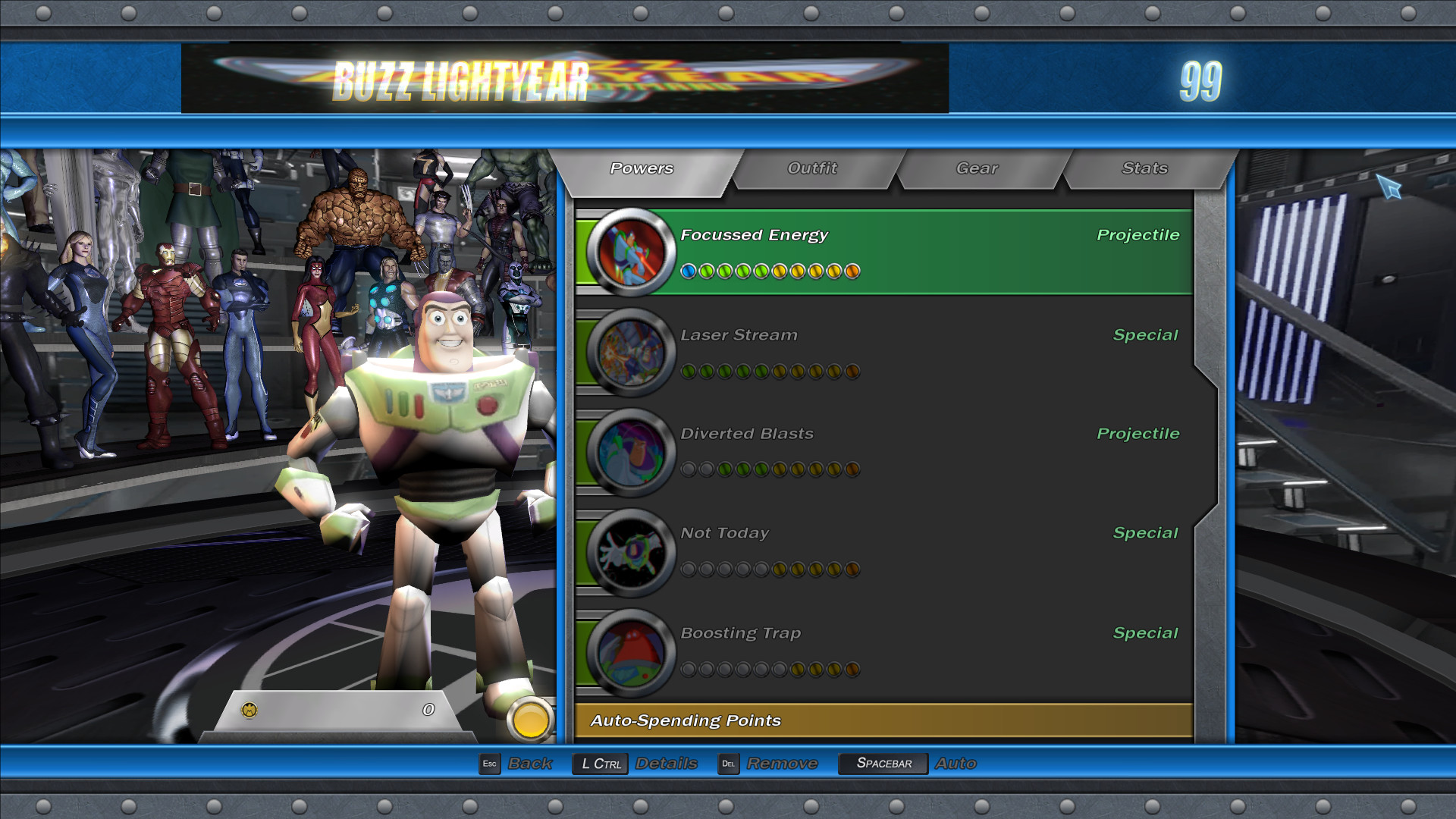 Buzz Lightyear - Classic Mod for Marvel: Ultimate Alliance | MUA Mods