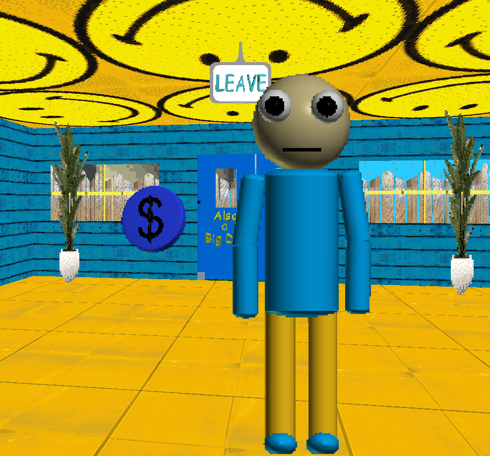 Blue Man Basic. Mod for Baldi's Basics | Baldi Mods