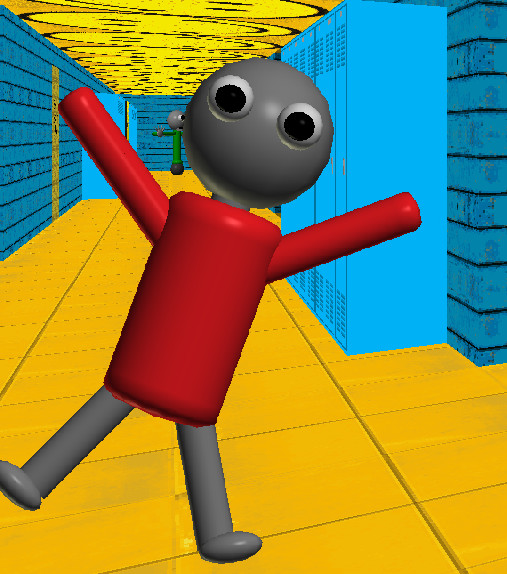 Blue Man Basic. Mod for Baldi's Basics | Baldi Mods