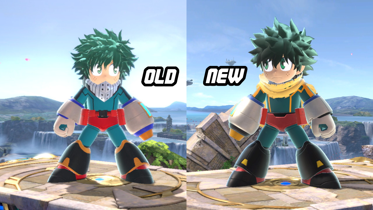Deku Mega Man Mod for Super Smash Bros. Ultimate | SSBU Mods
