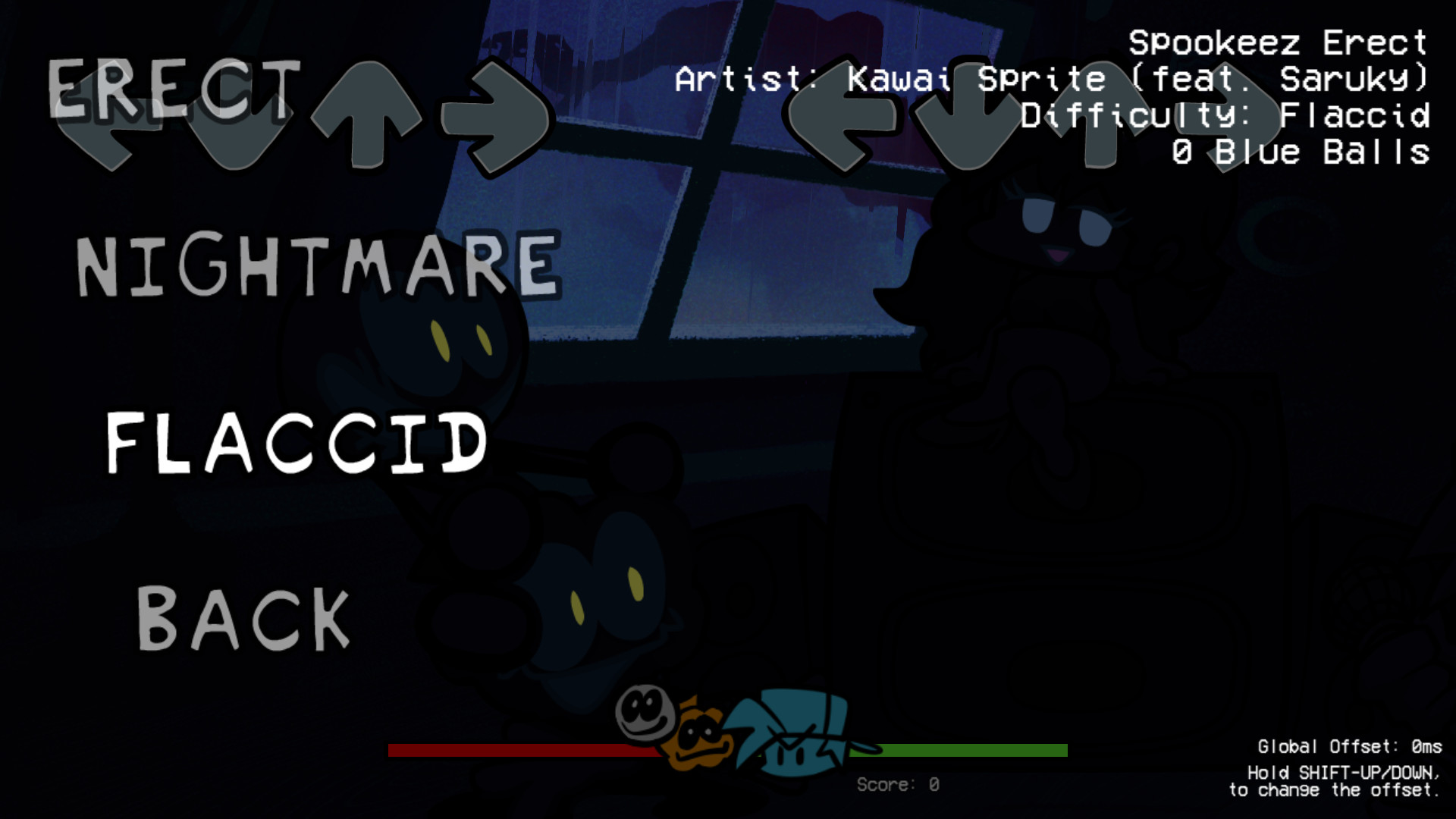 Flaccid Difficulty and chart changes Mod for Friday Night Funkin' | FNF ...