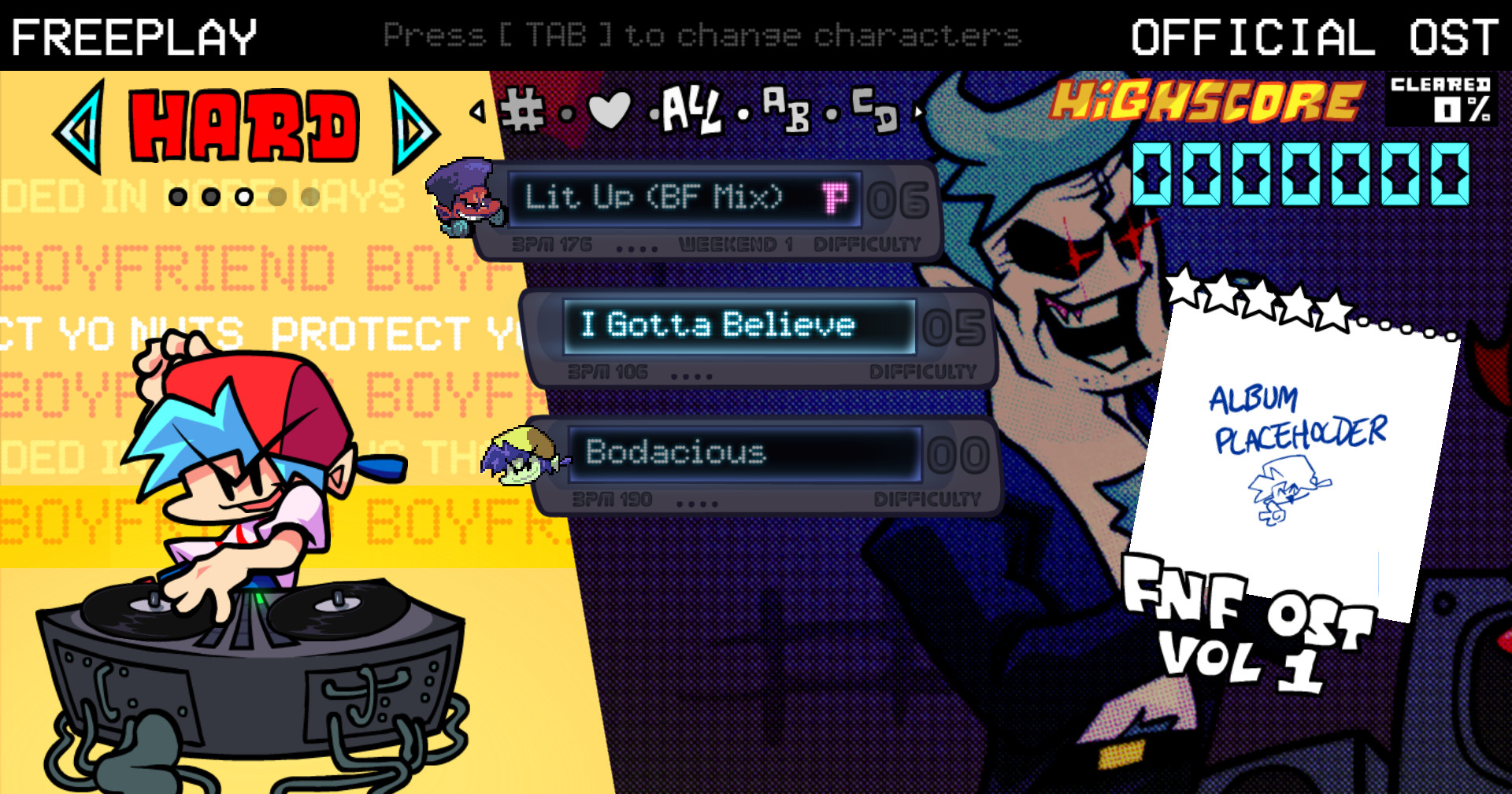 BOYFRIEND THE FUNKER (VS PARAPPA) 3 HOUR DEMO Mod for Friday Night ...