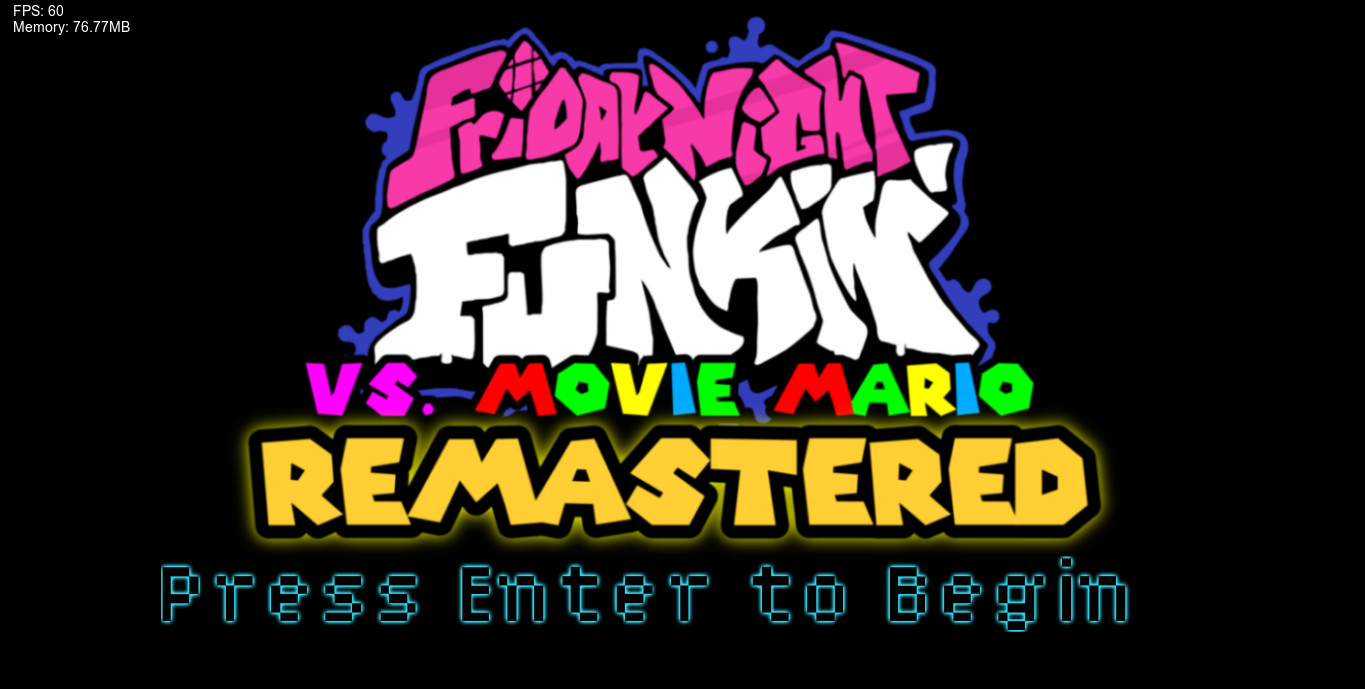 Vs. Movie Mario REMASTERED Mod for Friday Night Funkin' | FNF Mods