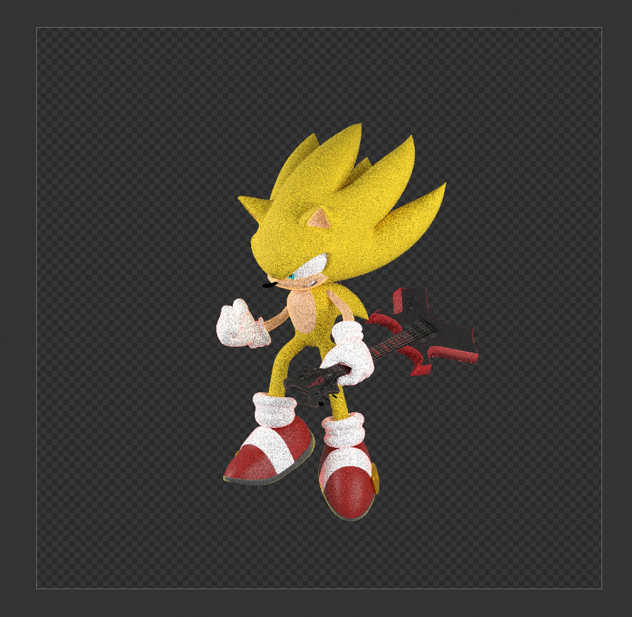 Super Sonic 2 With a Guitar Mod for Friday Night Funkin' | FNF Mods